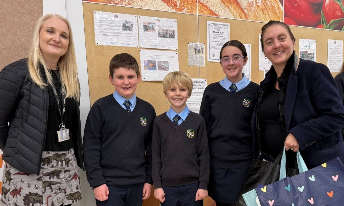 Kennet School - Year 7s Pack Their Bags for Over 80s Parcel Fund